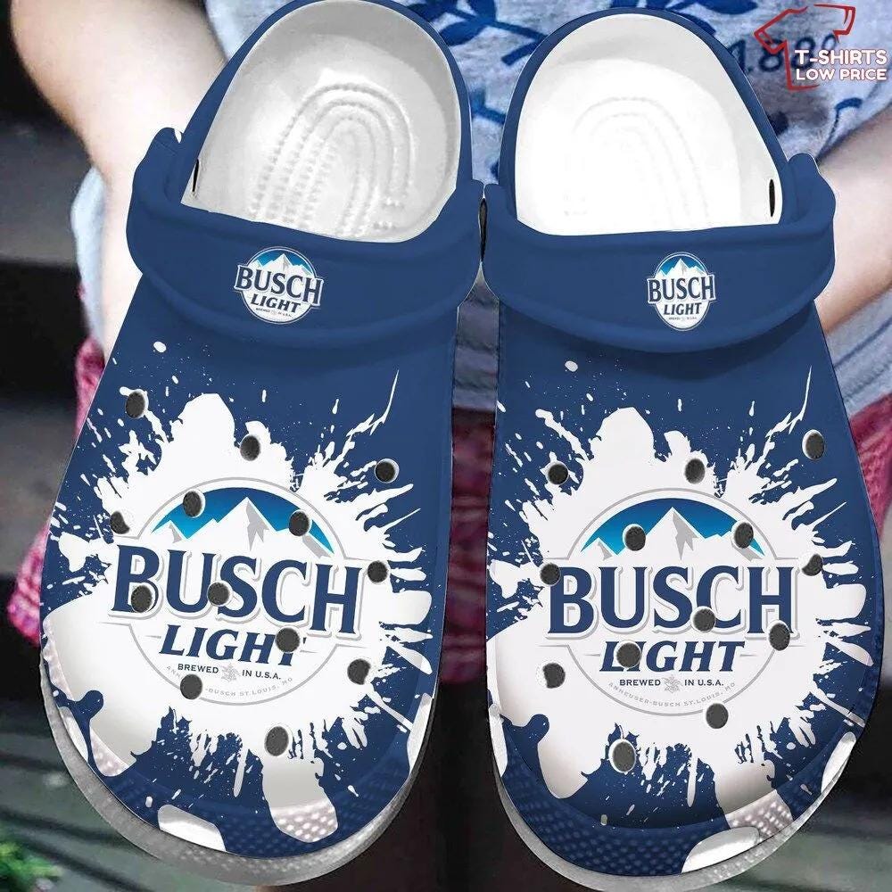 Busch Light Beer Dark Blue Paint White Crocs Crocband Clog | by Robert ...