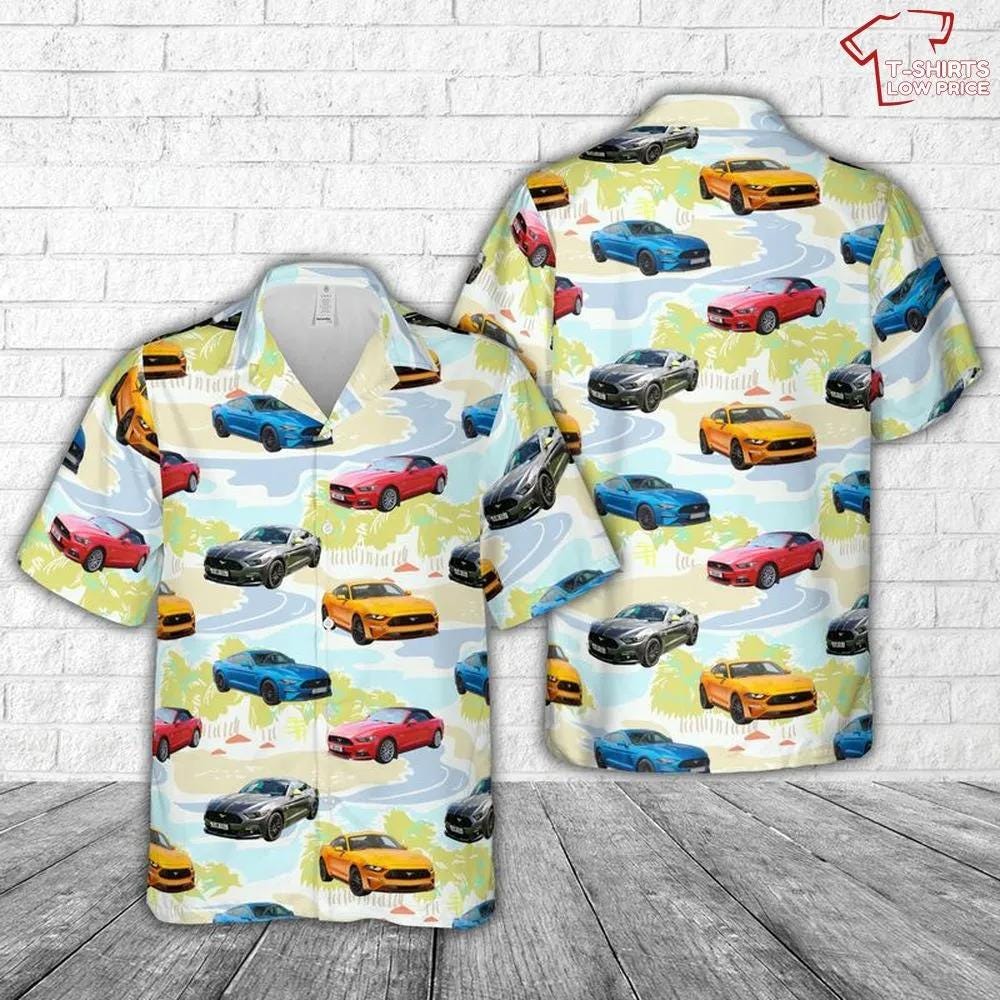 Ford Mustang (sixth Generation) Aloha Hawaiian Shirt | by Luis S ...
