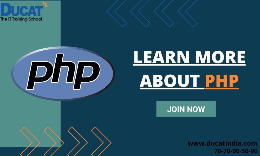 Learn About PHP Tutorials 2022 - Ducatindia - Medium