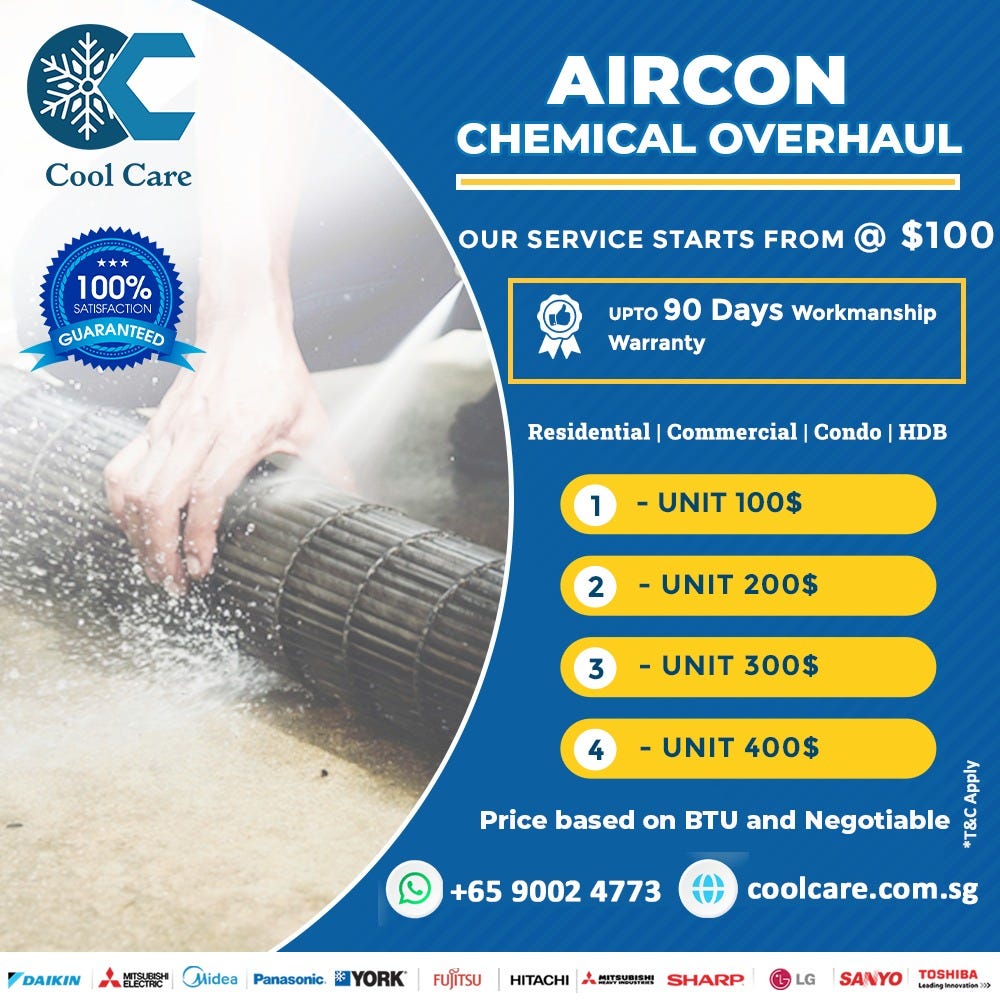 AIRCON CHEMICAL OVERHAUL - coolcareairconcompany - Medium