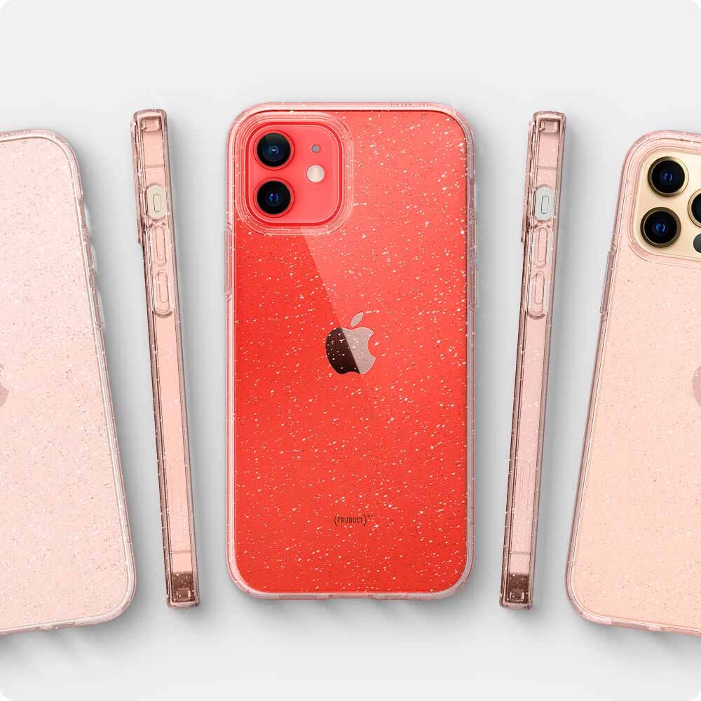 iPhone 12 mini Case Liquid Crystal Glitter - Korikart - Medium