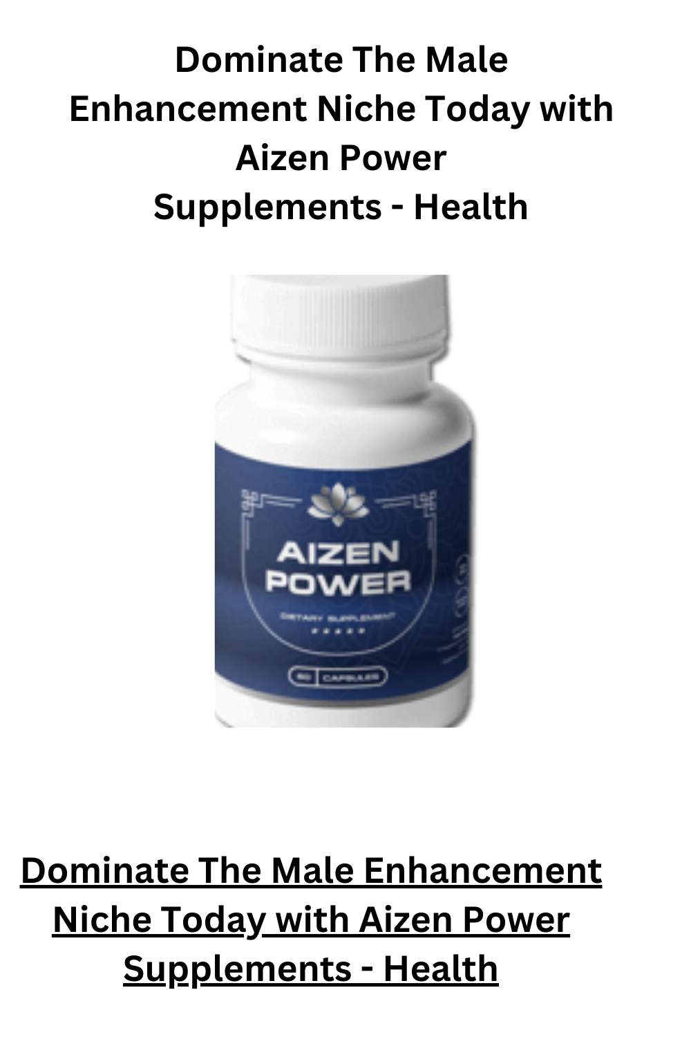 Unlocking Confidence and Vitality: Aizen Power Supplements Review | by ...