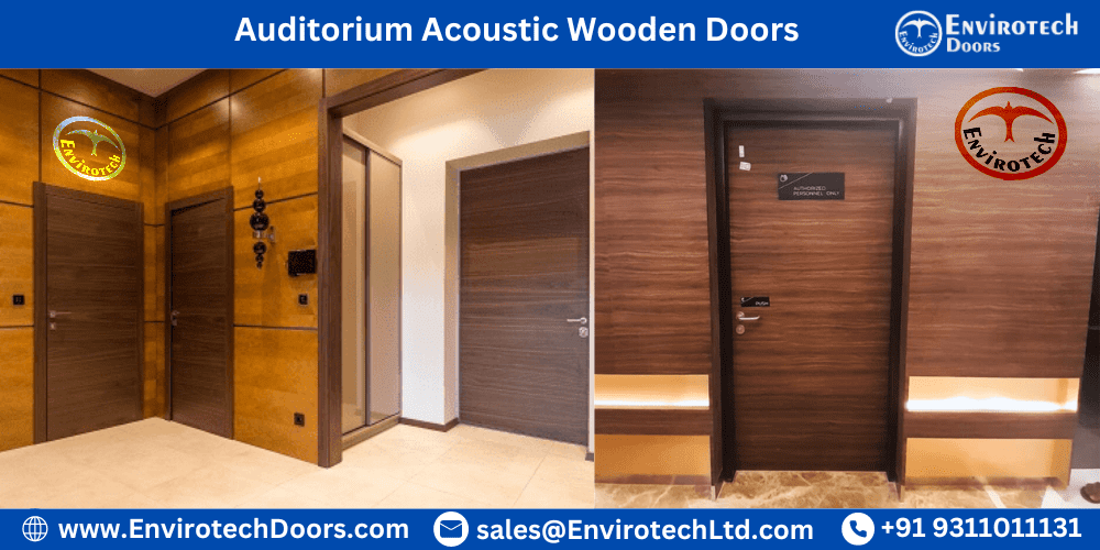 Auditorium Acoustic Wooden Doors | Acoustic Doors | by Envirotech SMO ...