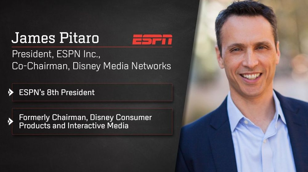 Disney Executive James Pitaro Named President of ESPN and Co-Chair ...