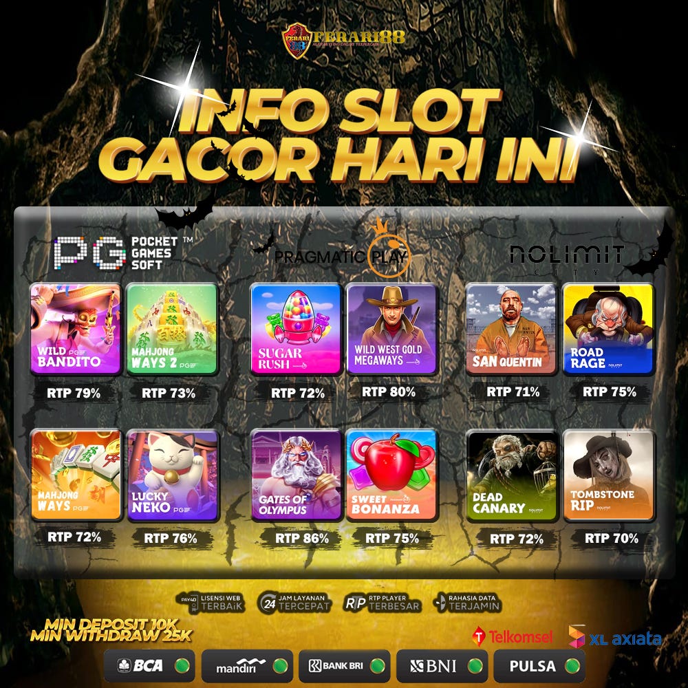 REKOMENDASI SLOT GACOR | MINGGU 17 SEPTEMBER 2023 - FERARI88_PICTURE - Medium