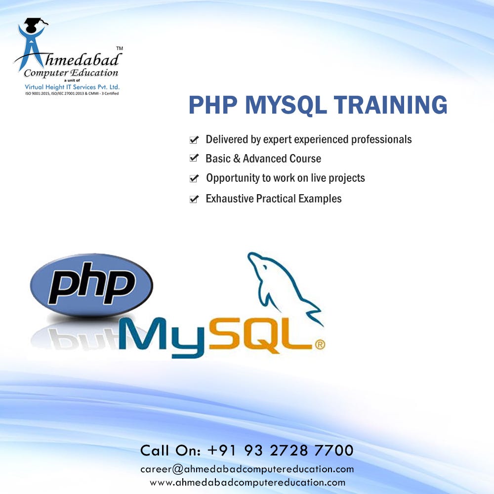 Live Project Training in PHP — Ahmedabad Computer Education | by angat ...