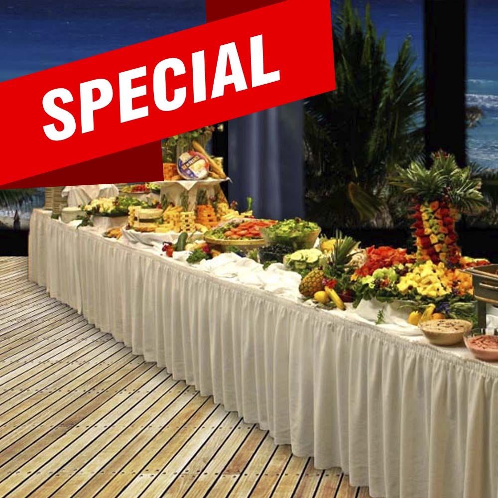 Poly Premier Table Skirt Special - Premier Table Linens - Medium