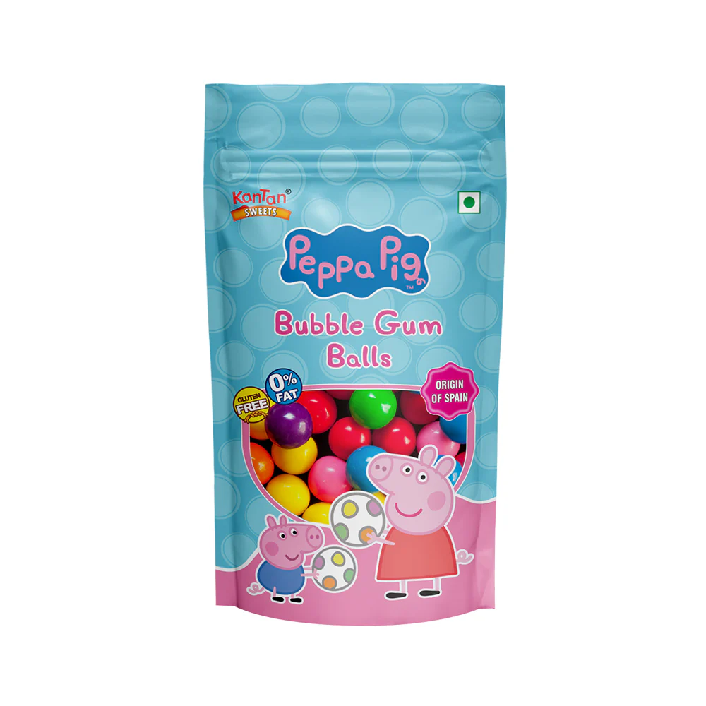 pepBuy Peppa Pig Bubble Gum Balls Online at Sweetons - Hok Makeup - Medium
