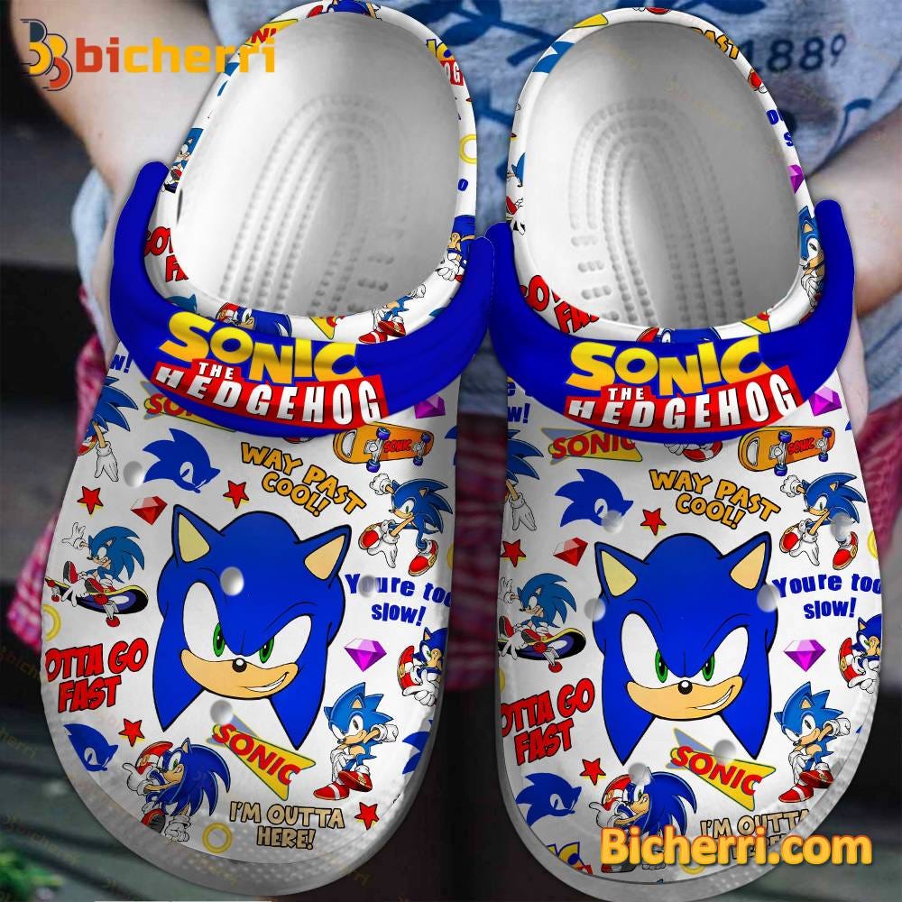 Bring Sonic’s energy and style The Hedgehog Way Past Cool Crocs Clogs ...