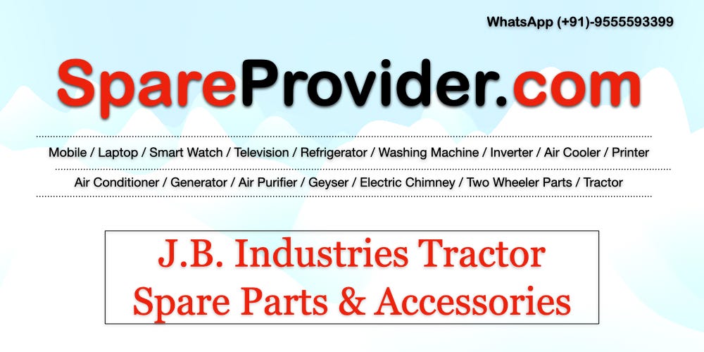 J.B. Industries Tractor Spare Parts & Accessories | Tractor Parts Price List | by SpareProvider ...