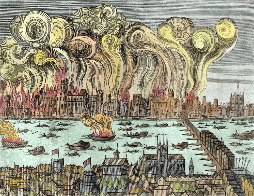 The great fire of London helped end the plague: | by Today In History ...