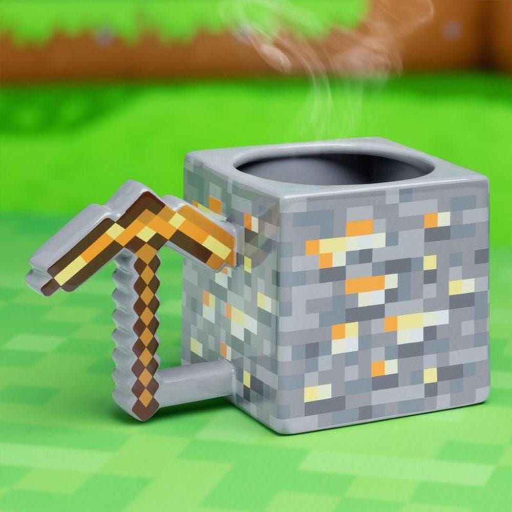 Minecraft Gold Pickaxe Mug - Star Kingdom - Medium