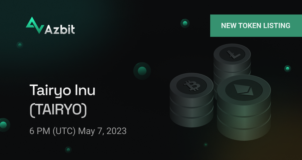 Upcoming Listing: TAIRYO. Tairyo Inu is an innovative token with… | by Azbit | Azbit News | May ...