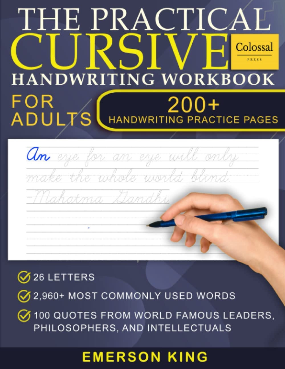 [DOWNLOAD] Cursive Handwriting Workbook for Adults — 200+ Pages of ...