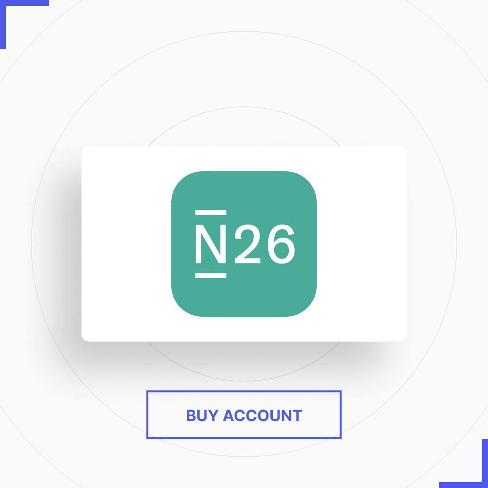 Buy N26 Verified Account. | Medium