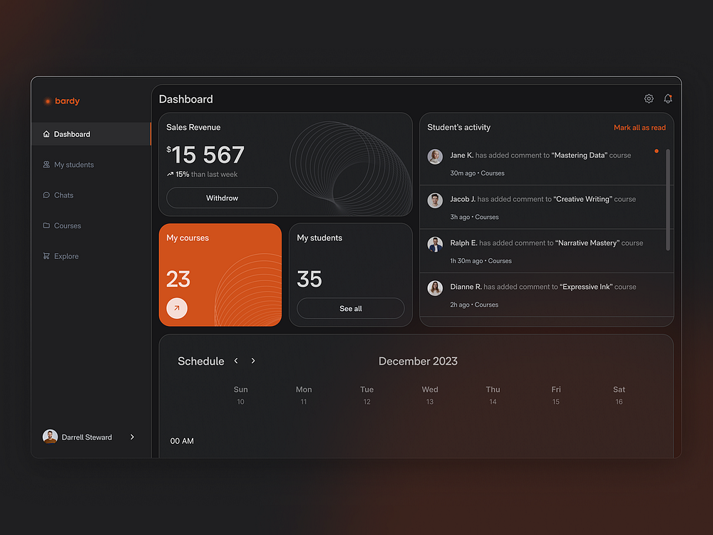 Corporate and Fluid Dashboard Designs | Medium