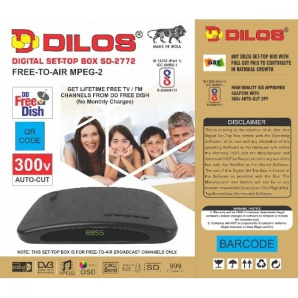 Dilos SD-2772 MPEG-2 SD DVB-S Digital FTA Set-Top Box | by solidtv box | Medium