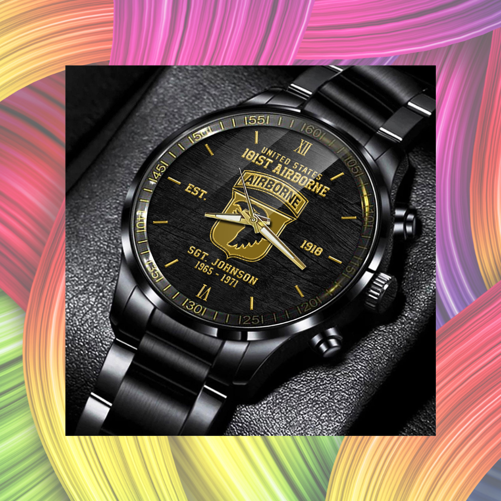 101st Airborne Division Personalized Watch | by Kavashirt | Mar, 2024 ...