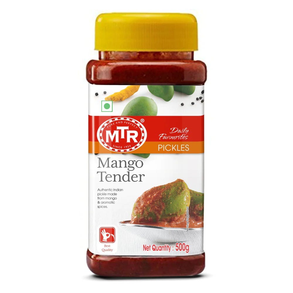Mango MTR Mango Pickle is Made From Hygienically Processed Mangoes ...