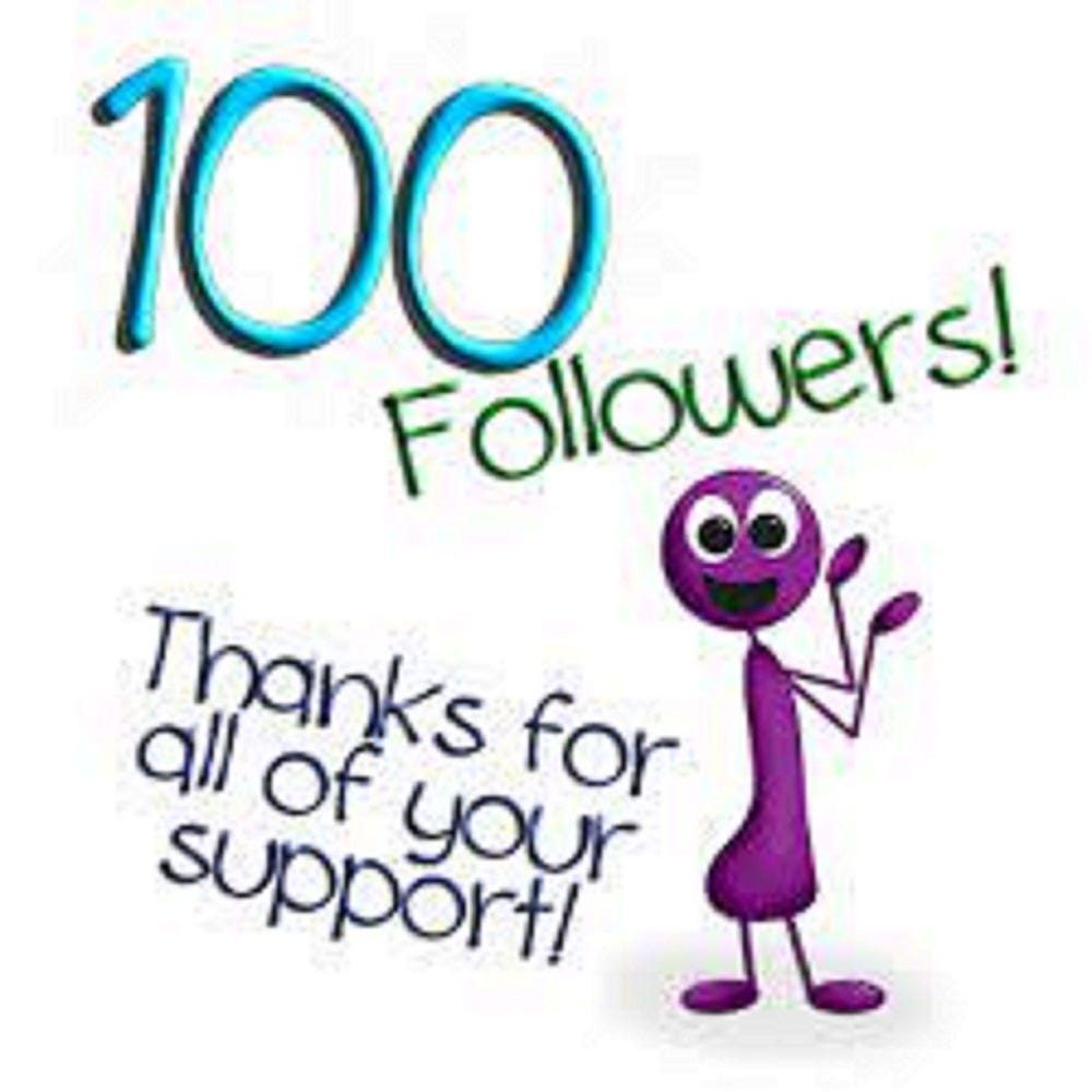 A THANK YOU MESSAGE TO MY 1st 100+ FOLLOWERS | by Miracle | Medium