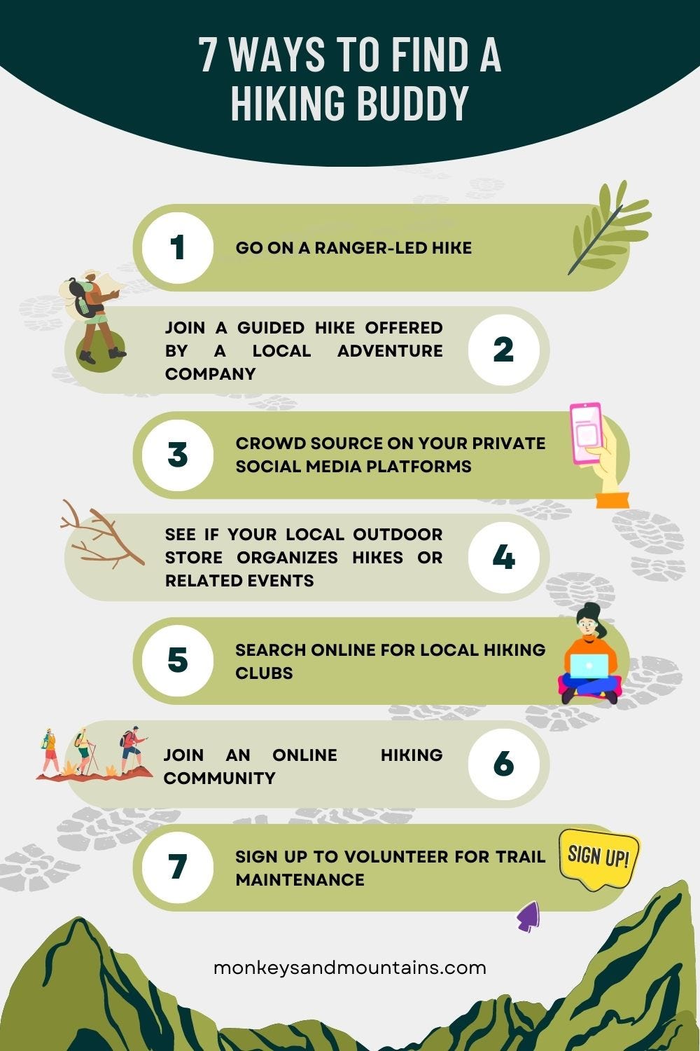 7 Ways to Find a Hiking Buddy - Laurel Robbins - Medium