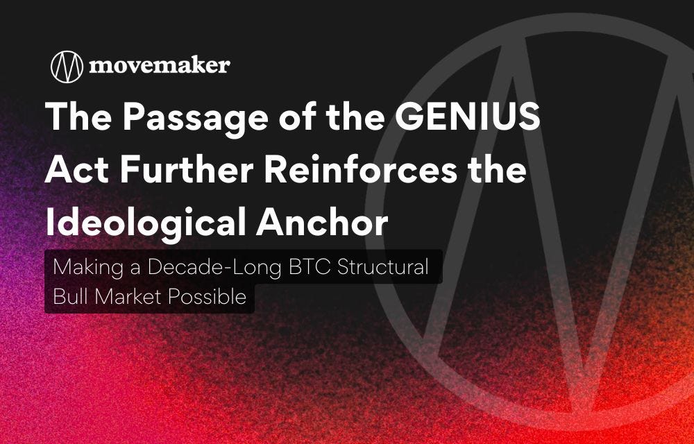 The Passage of the GENIUS Act Further Reinforces the Ideological Anchor ...