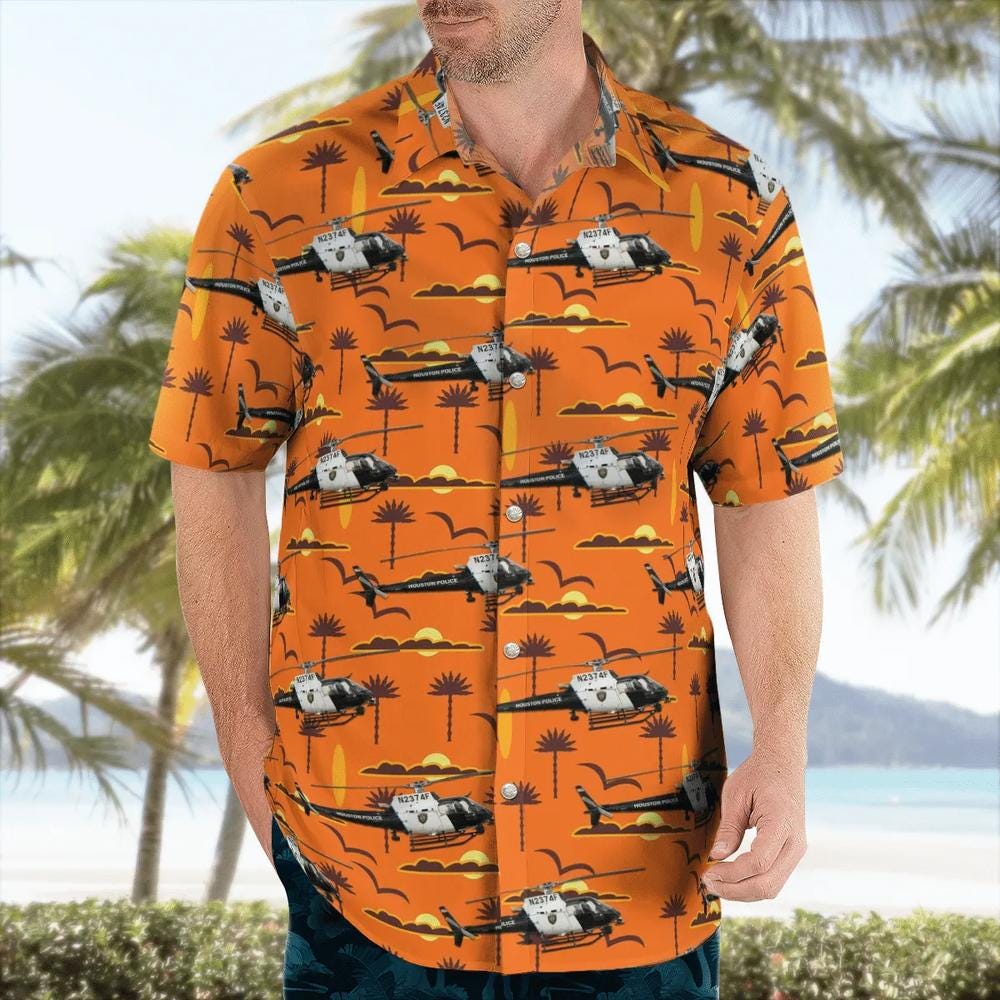Houston Police Department (hpd) Airbus H125 Hawaiian Shirt Outfit | by ...