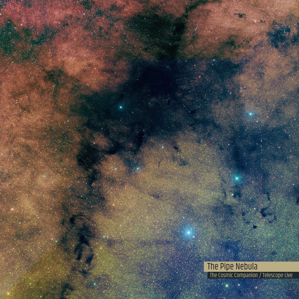 The Pipe Nebula Seen in New Image! | by The Cosmic Companion | The ...