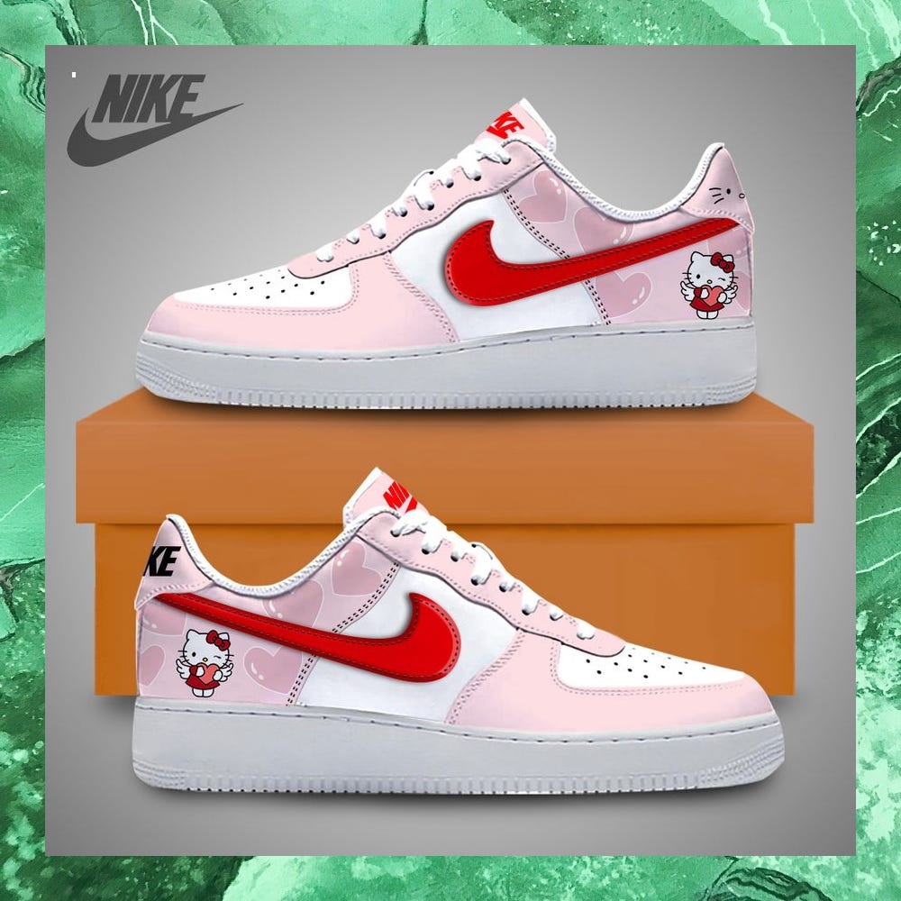 HOT Hello Kitty pink Nike Air Force Shoes | by Kokfashion Store | Feb ...