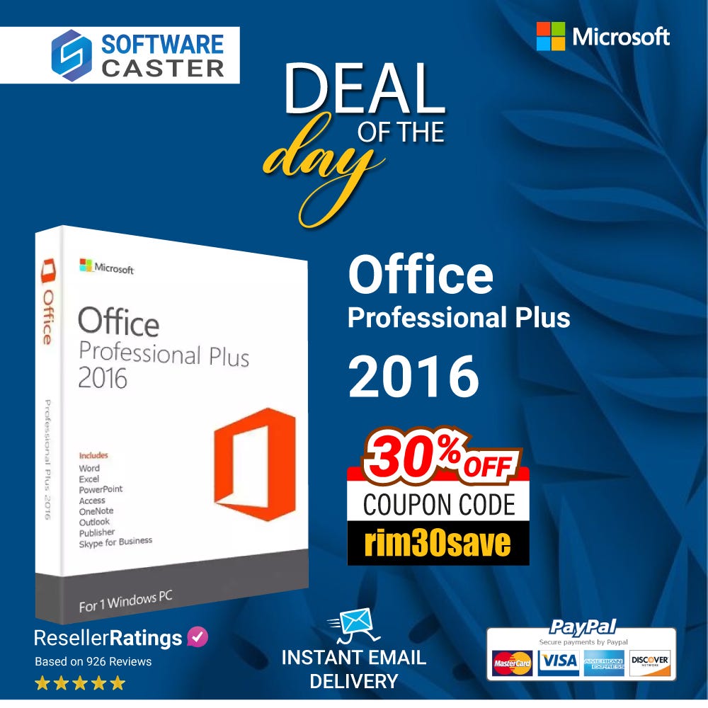 Unleash your potential with Microsoft Office Professional Plus 2016 ...