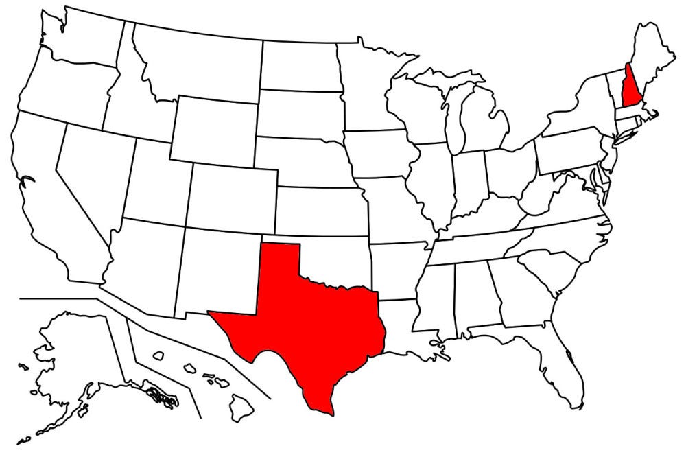 We could put everyone in the world in an area the size of Texas, but ...