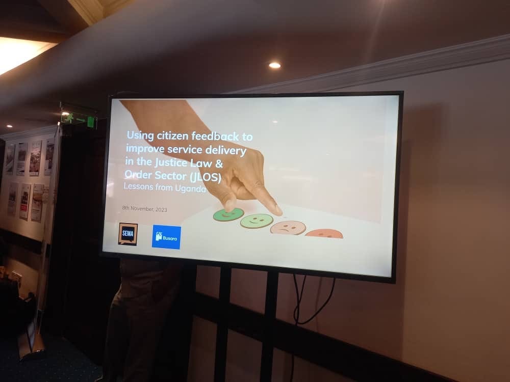 WILLINGNESS OF UGANDAN CITIZENS TO GIVE FEEDBACK: BRIDGING THE GAP WITH ...