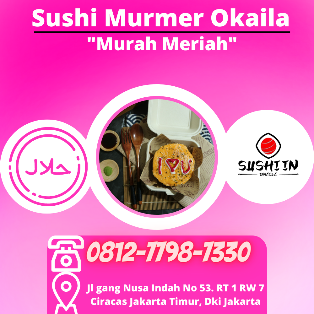SUSHI HALAL, Call 0812-7798-7330, Sushi Murmer Sushiin Okaila Rambutan - Sushimurmerokaila - Medium