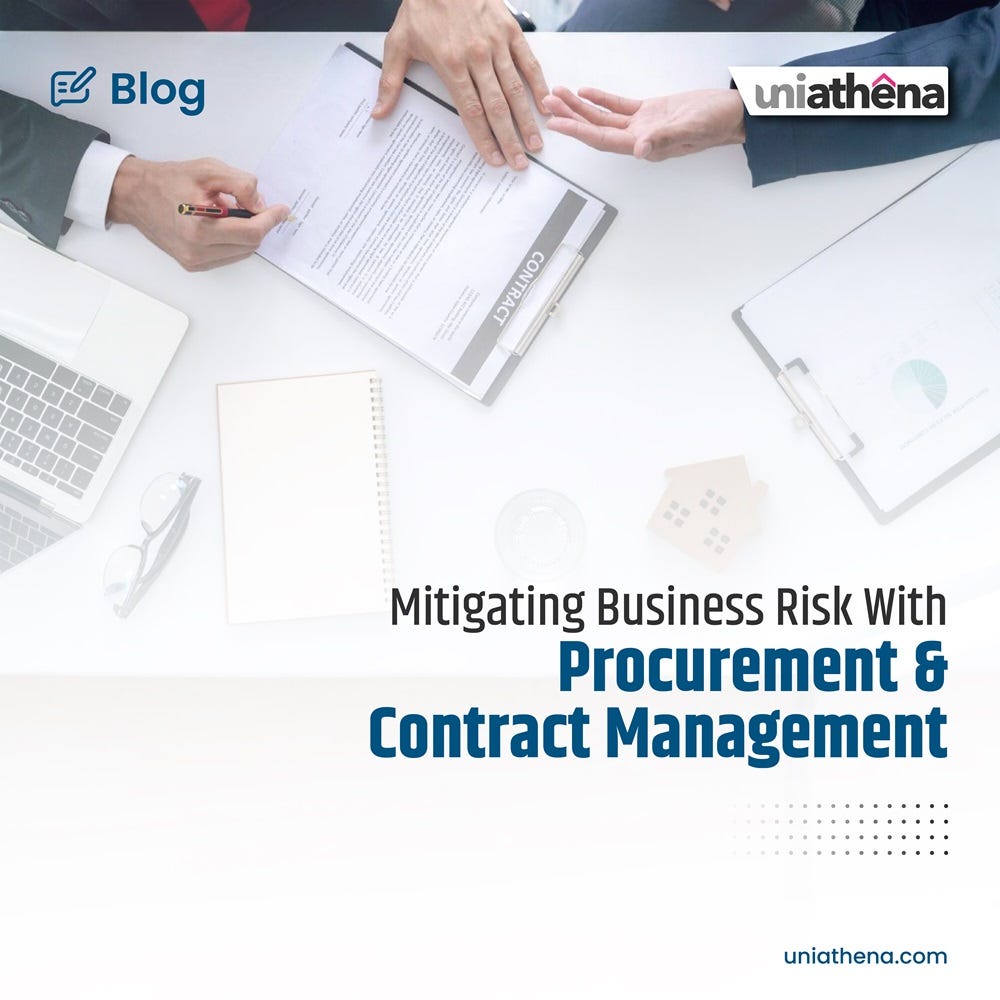 Mitigating Business Risk With Procurement And Contract Management | by Academy Courses | Medium
