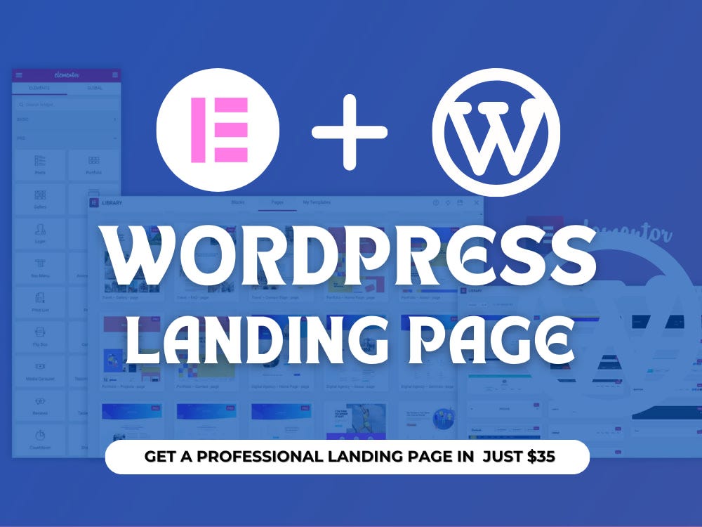 Crafting Responsive WordPress and Elementor Landing Pages: Elevate Your Online Presence | by ...