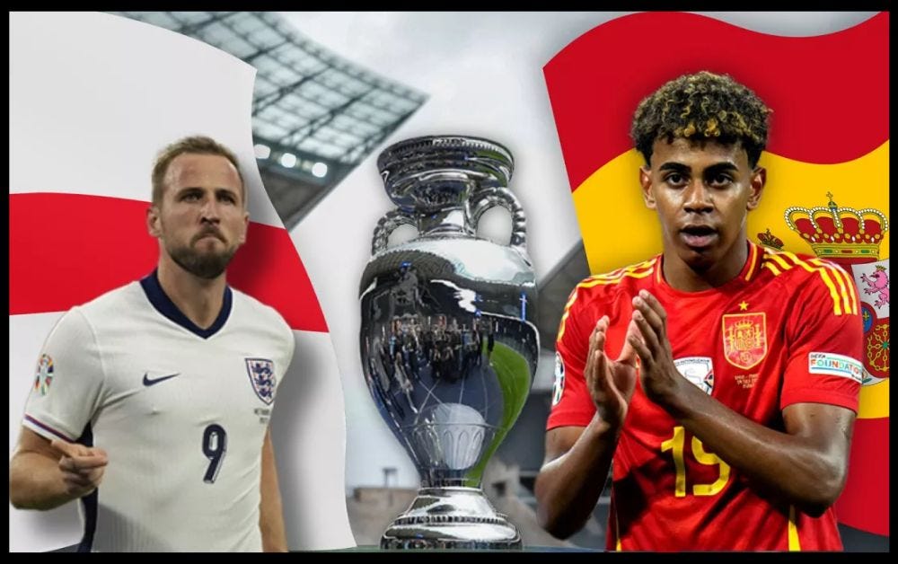 UEFA Euro Final Match 2024 England vs Spain **UEFA Euro 2024 Final ...