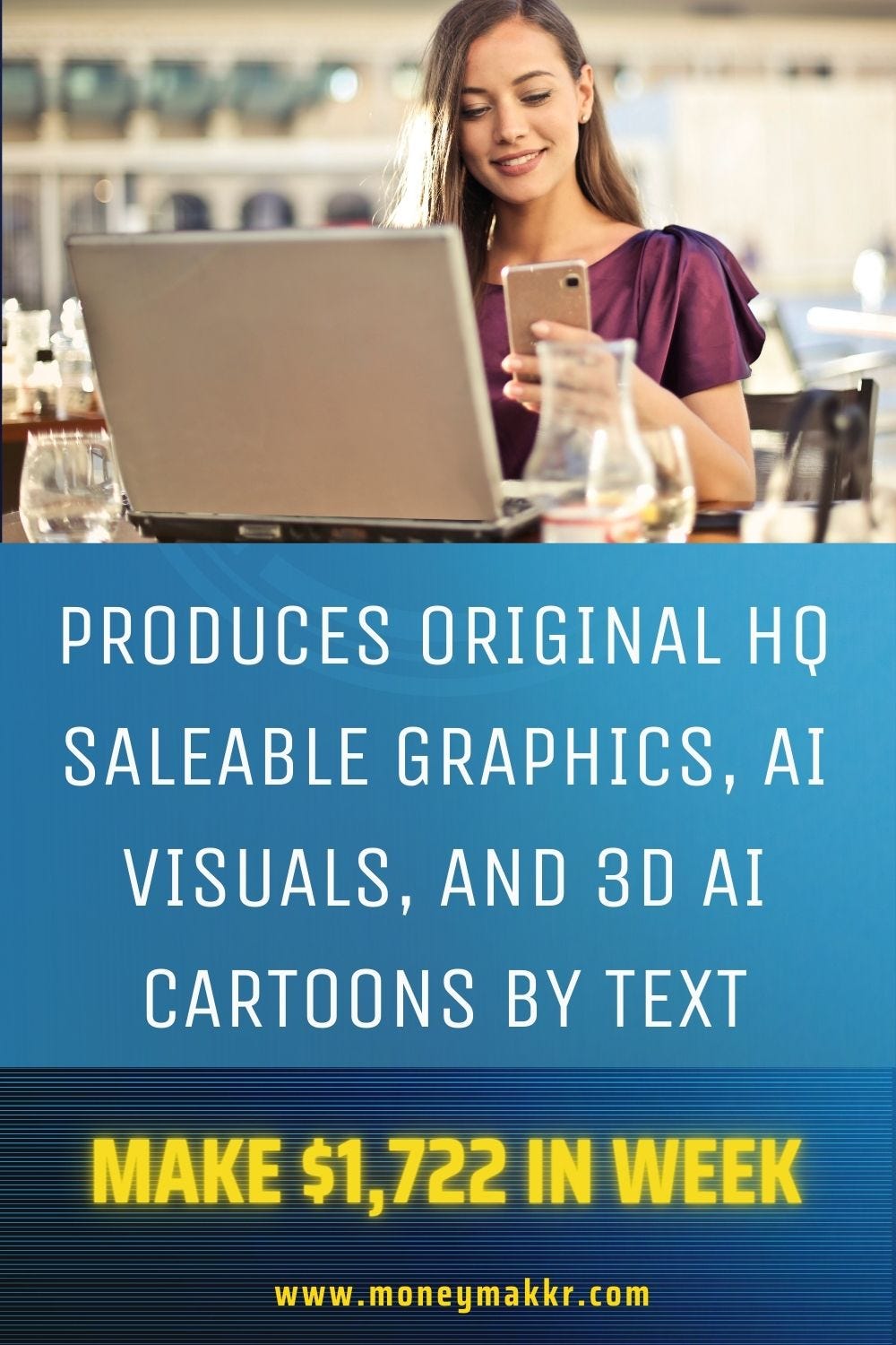 Produces Original HQ Saleable Graphics, AI Visuals, and 3D AI Cartoons ...