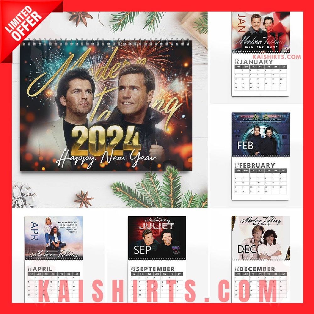 Modern Talking 2024 Wall Hanging Calendar | by Ileouaraso | Medium