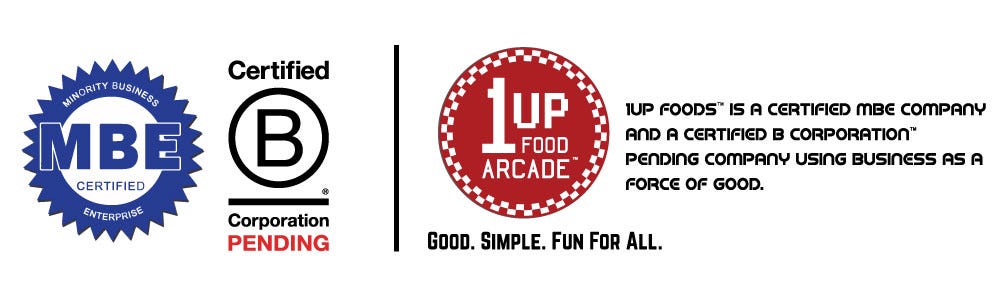 1UP Food Arcade earns B-Corp PENDING & MBE Certifications | by 1up Food ...