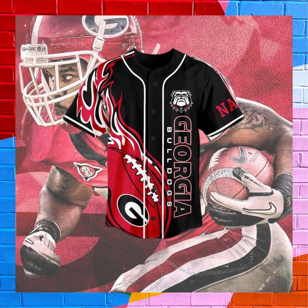 BEST Georgia Bulldogs CUSTOM Baseball Jersey | by Kokfashion Store ...