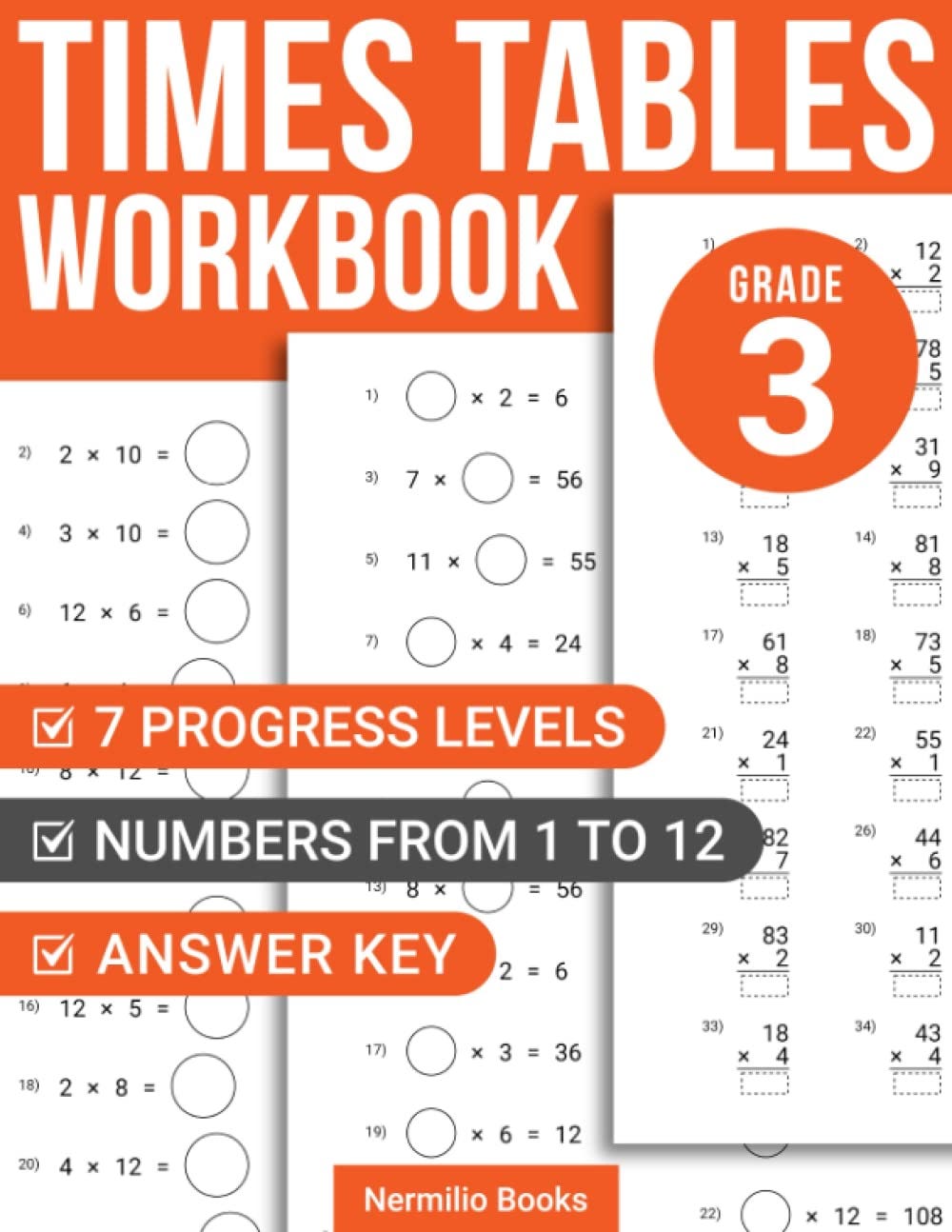 [DOWNLOAD][BEST]} Times Tables Workbook 3rd Grade: Multiplication ...