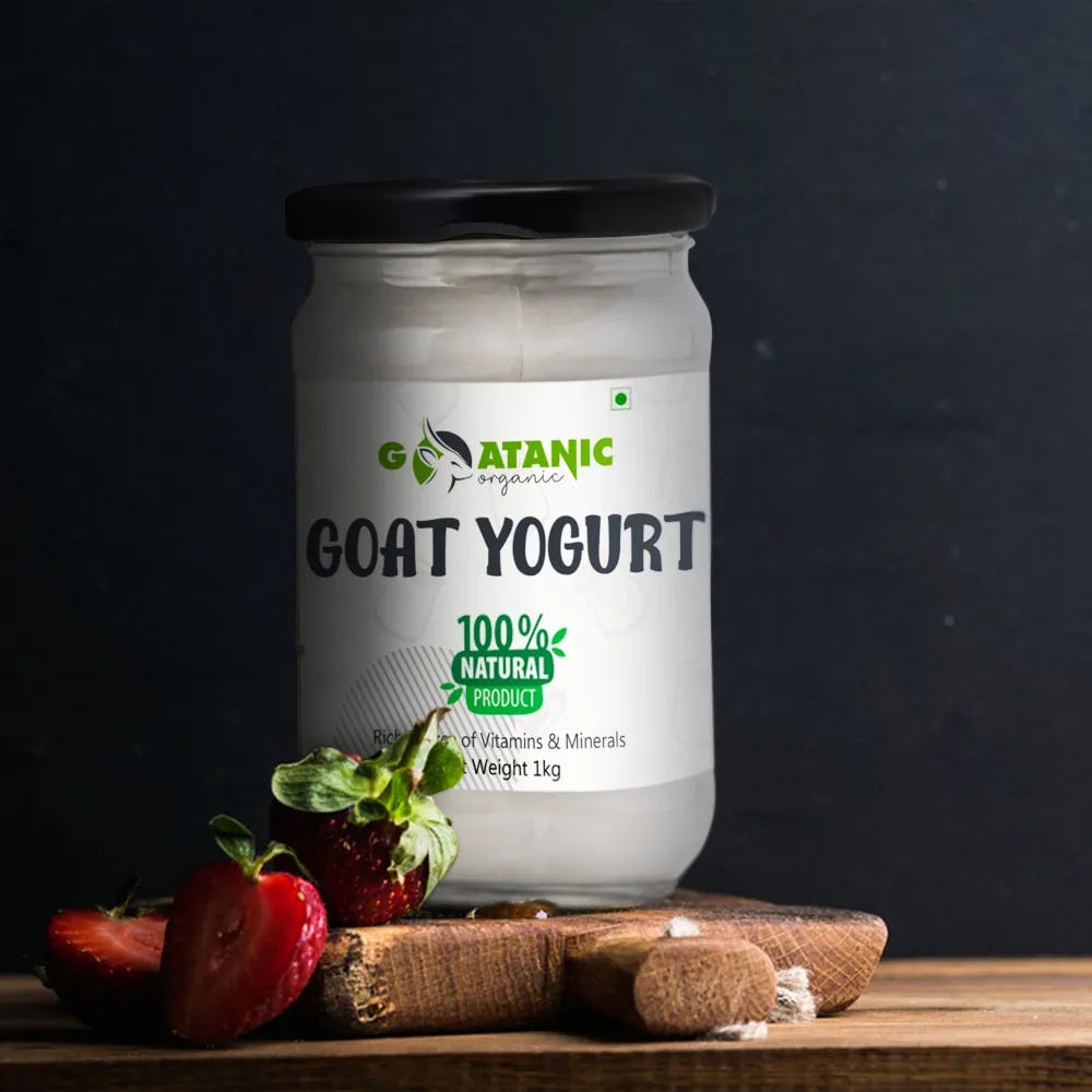 Home Made Goat Milk Yogurt - goatanic organic - Medium
