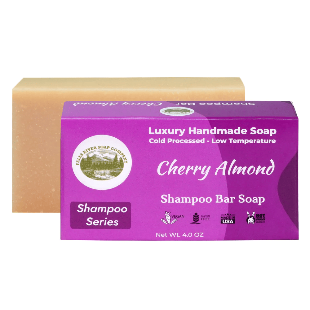 Cherry Almond Anti-Dandruff Shampoo Bar | Falls River Soap - Falls ...