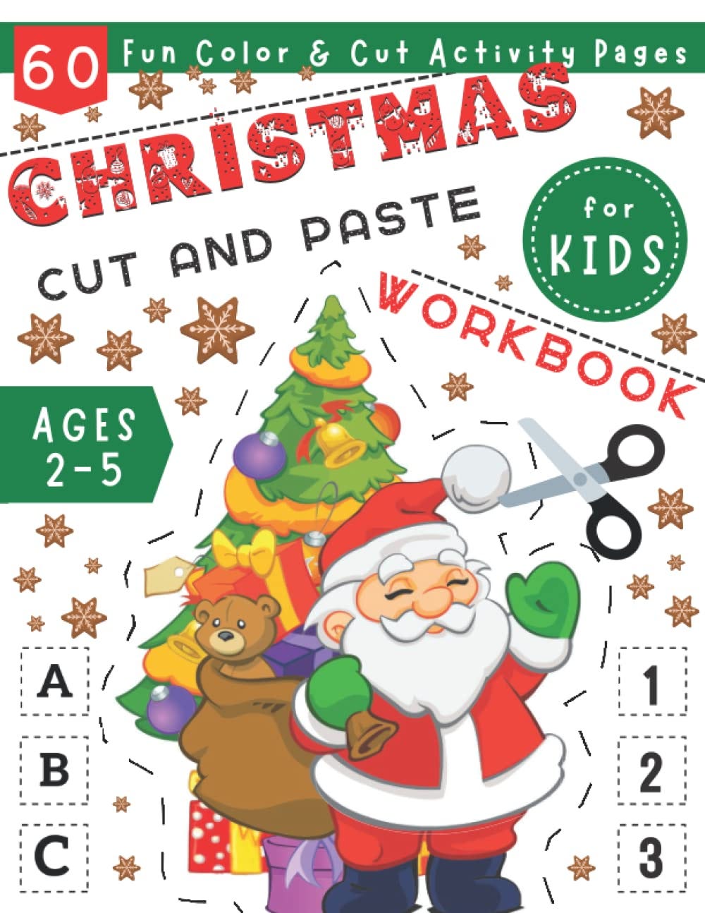 [EPUB[BEST]} Christmas Cut and Paste Workbook for Kids Ages 2–5: A Big ...