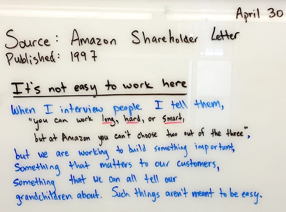 “Such things aren’t meant to be easy.” — Jeff Bezos, 1997 | by Danny ...