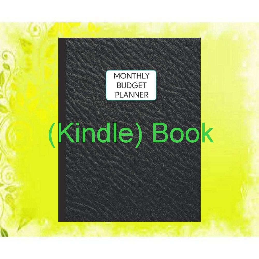 READ (EBOOK) PDF MONTHLY BUDGET PLANNER FOR MEN: An Organizer Tracker ...