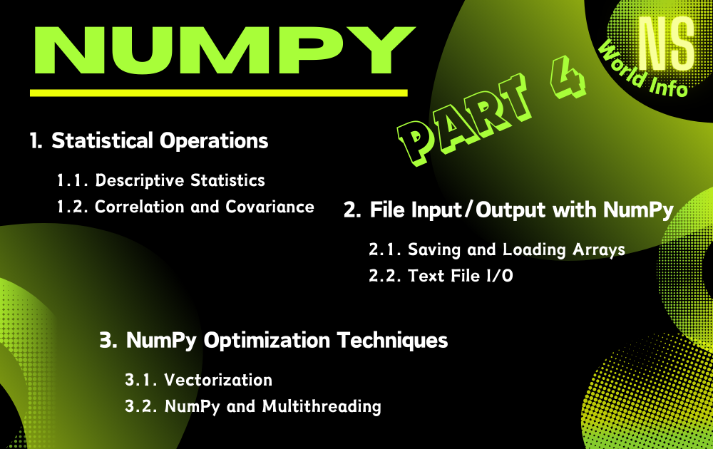 Advanced Numerical Computing Techniques (NumPy Part-4) | by NIBEDITA (NS) | AI Mind