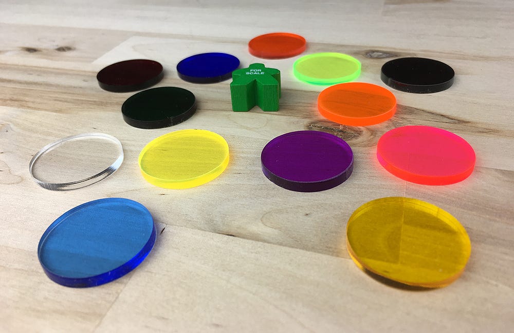 New Board Game Pieces — 25mm x 3mm Discs | by Tavis Parker | The Game ...