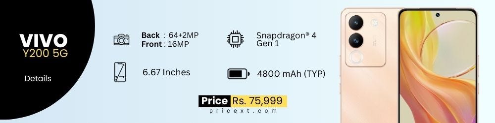 VIVO Y200 5G Price in Pakistan. VIVO Y200 5G Official Price in Pakistan… | by Pricextofficial ...