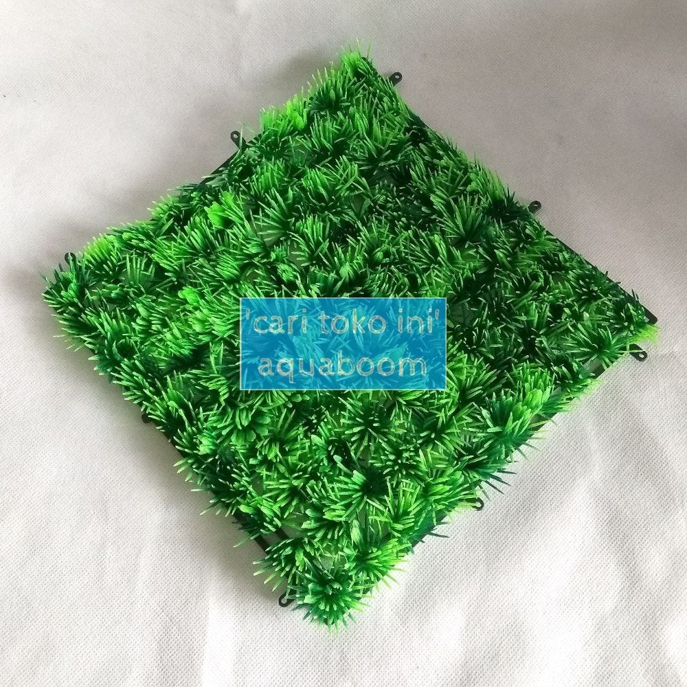 Rumput Plastik / Rumput Aquarium/ Rumput Hiasan/ Tipe Jarum - Aqua Boom ...